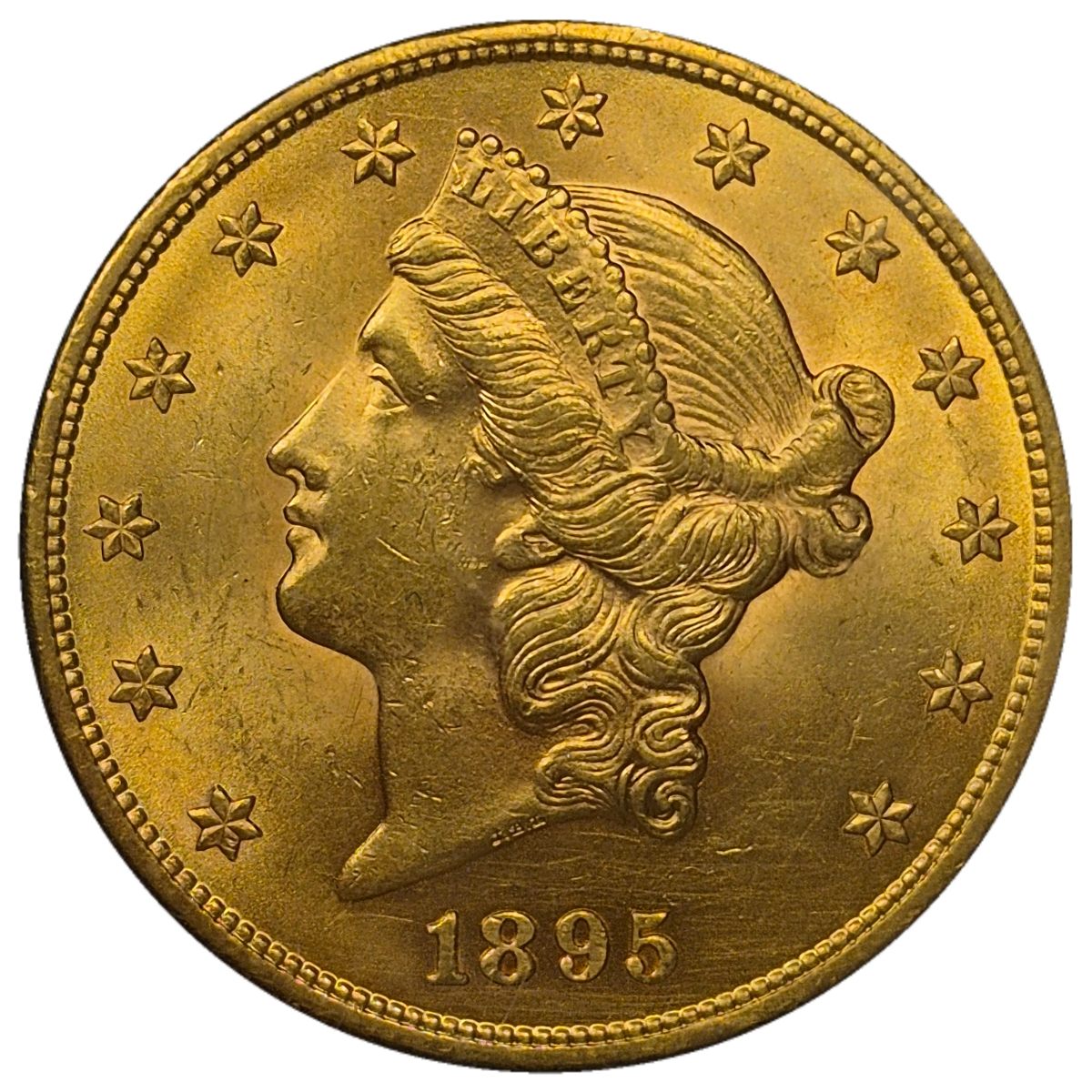 1895 $20 Liberty Head Double Eagle - Nummum Coins