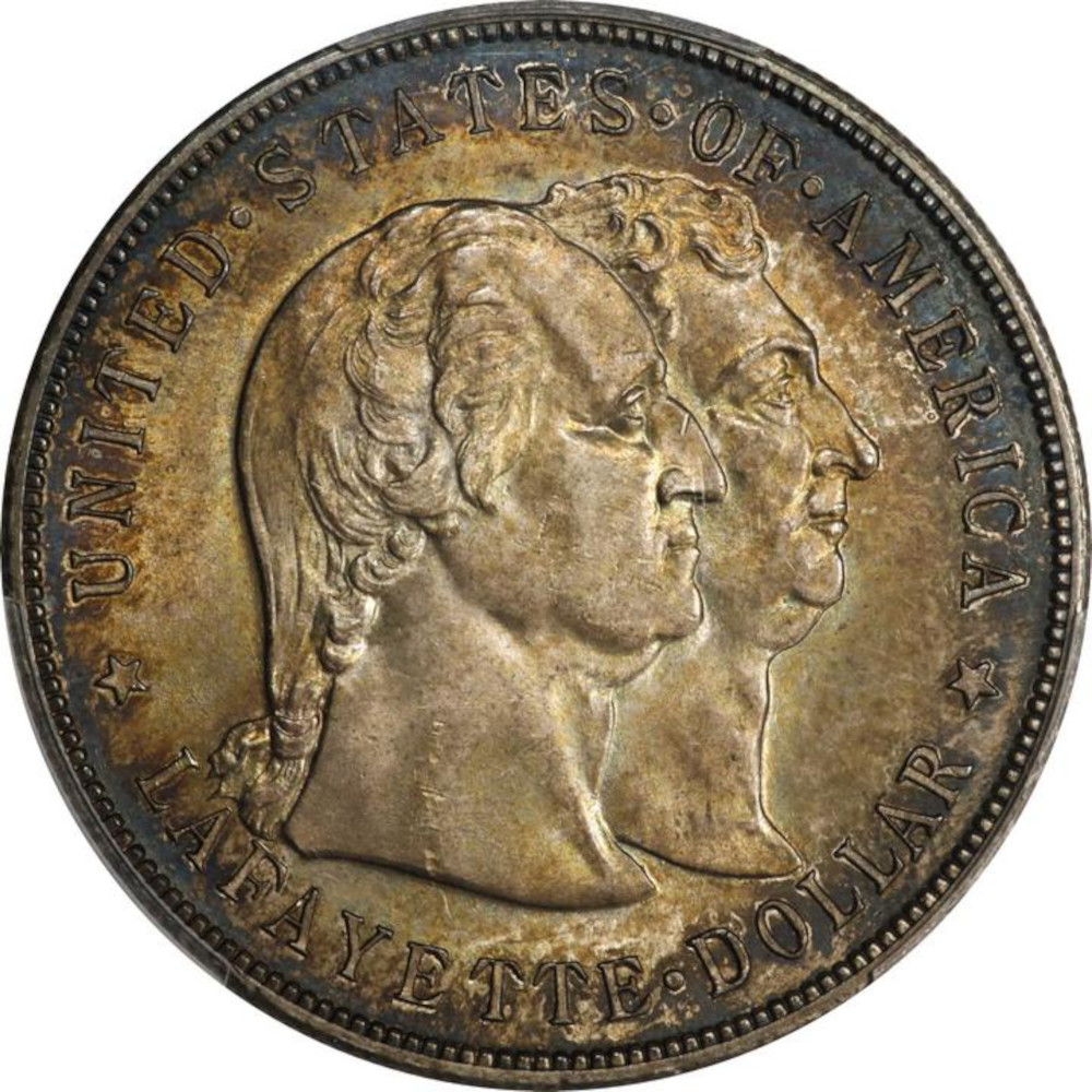 1900 $1 Lafayette Dollar Silver Commemorative PCGS MS62 - Nummum Coins