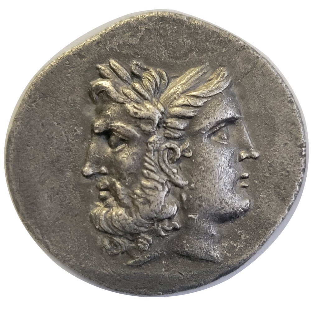 100-70 BC – Islands off TROAS – Tenedos Tetradrachm – 37.5mm - Nummum Coins