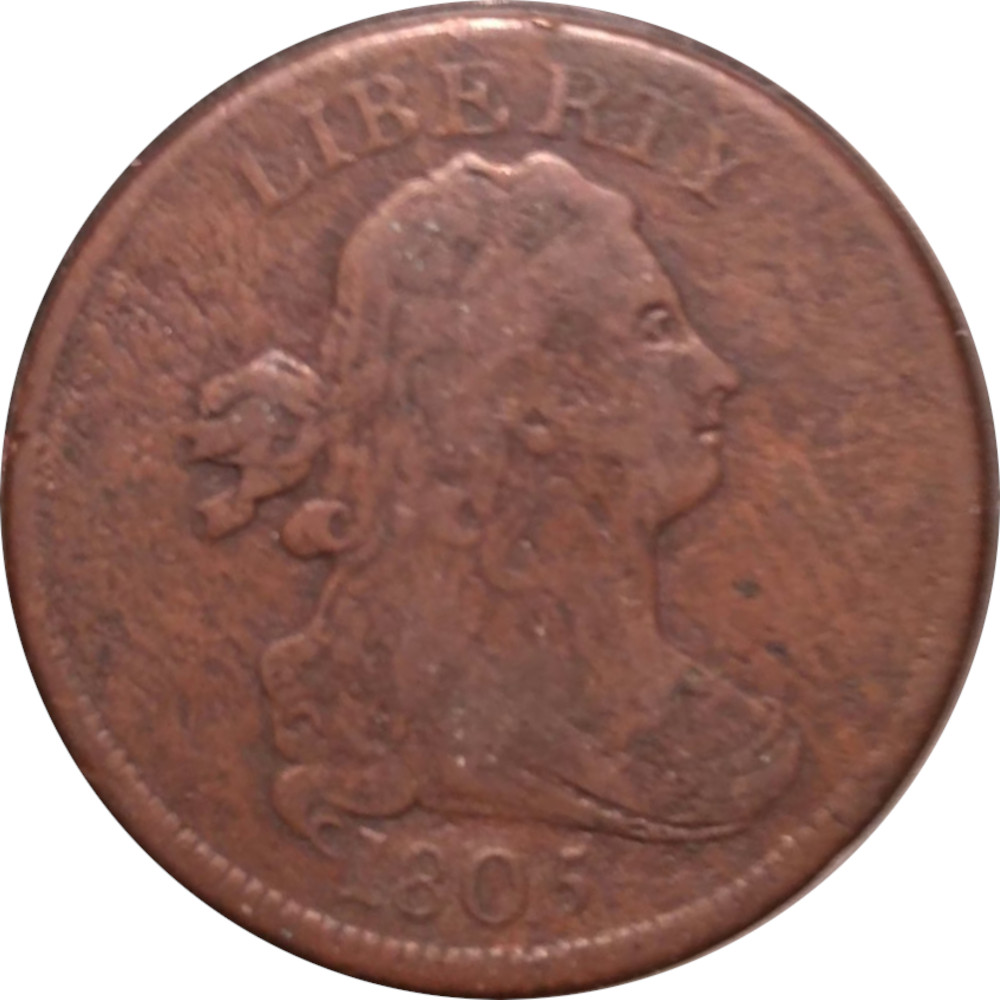 1805 1/2c Draped Bust Half Cent