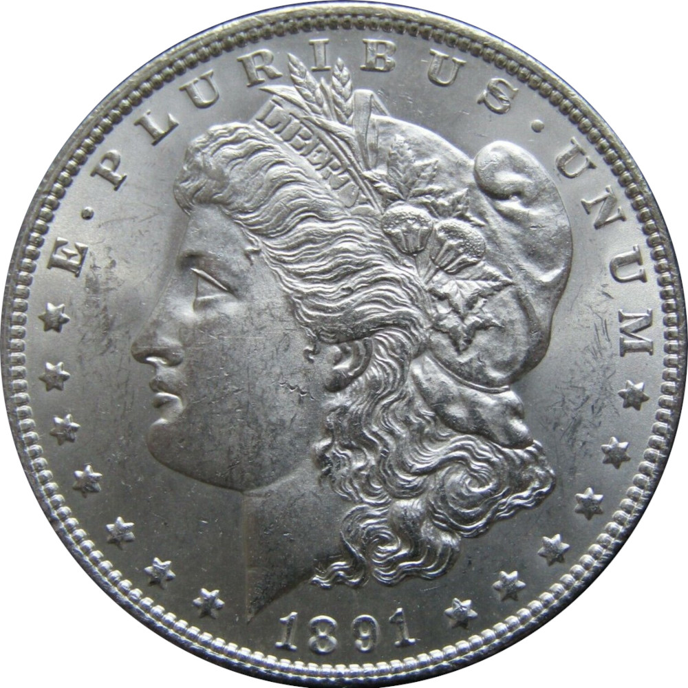 1891 $1 Morgan Silver Dollar #2
